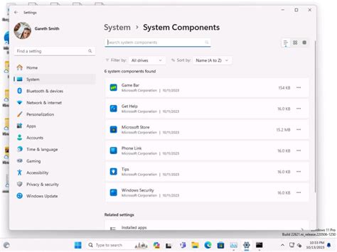 Microsoft sépare les applications et composants système sur Windows 11