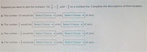 Solved Suppose You Were To Plot The Numbers 15 32 32 And 43 On A Number Line Co