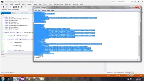Insertupdatedeleteselect Using Three Tier Demo Using Classlibrary