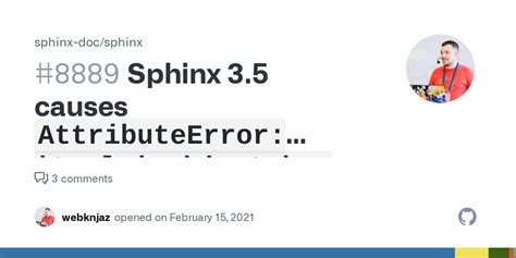 Sphinx 35 Causes `attributeerror Tuple Object Has No Attribute Sort` On `ctx Cssfiles