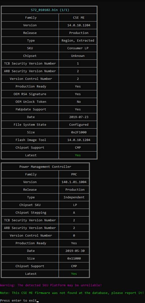 Intel Cs Management Engine Drivers Firmware And Tools 2 15 Page 229 Intel Management