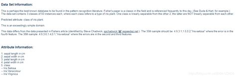 Uci数据集介绍（论文常用数据集）uciarchive Csdn博客