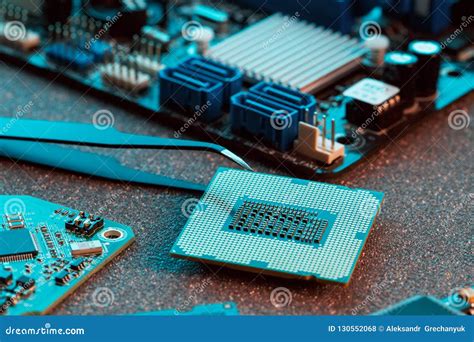 Electronic Engineer Of Computer Technology Maintenance Computer Cpu Hardware Upgrade Of