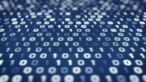 Technology Gold Background Animated Strokes Binary Code Digital Screen
