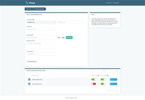 Getting Started With Swordpress Manager Knowledge Base Scalahosting