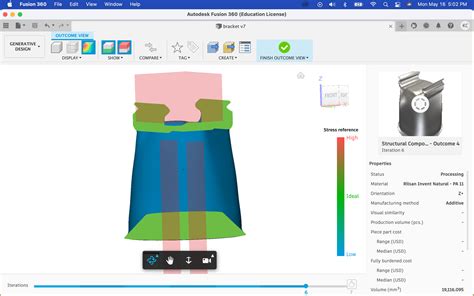 Week 7 Fusion 360 Shape Optimization Generative Design 3 Steps Instructables