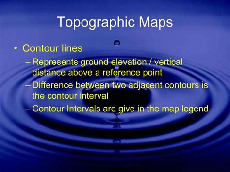 PPT Topographic Maps PowerPoint Presentation Free Download ID 1282071