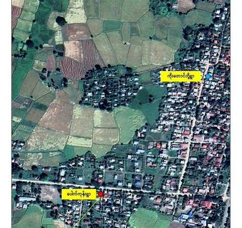 ကန့်ဘလူမြို့နယ်၊ ပေါက်ကုန်းကျေးရွာရှိ နေအိမ်‌များအား Pdf အမည်ခံအကြမ်းဖက