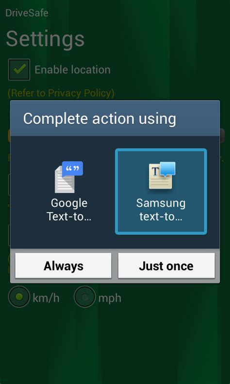 intentfilter android texttospeech initialization set default tts
