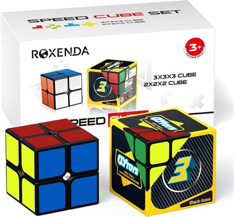 Roxenda Speed Cube Set 2x2 3x3 Speed Cube Original Fast Cube With