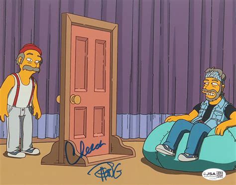 Cheech Marin And Tommy Chong Signed The Simpsons 8x10 Photo Jsa