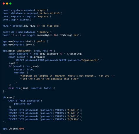 Wreckctf 2022 — Webpassword 3 Blind Sqlinjection By Von By Jesús Von Rodríguez Medium