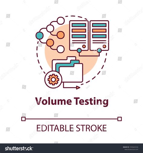 Volume Testing Concept Icon Software Development Stock Vector Royalty Free 1555624163