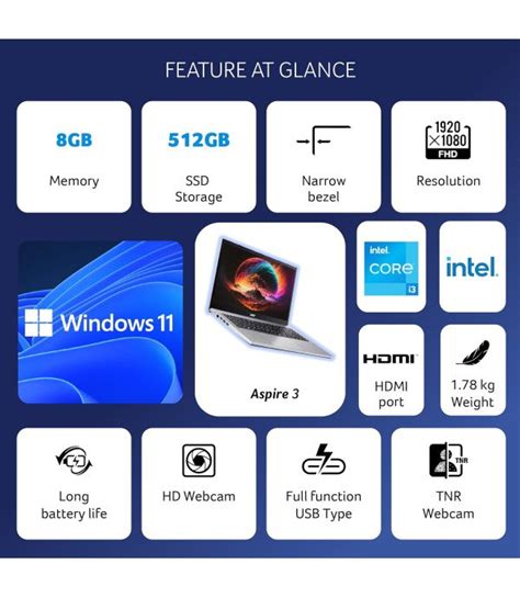 ACER LAPTOP ASPIRE A UN SI I GB GB WIN