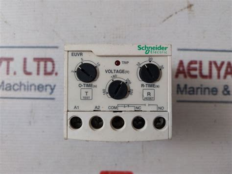Schneider Electric Euvr 220n7 Electronic Undervoltage Relay Aeliya Marine