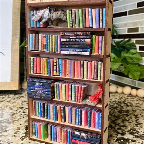 Mini Book Shelf For Mini Books Etsy