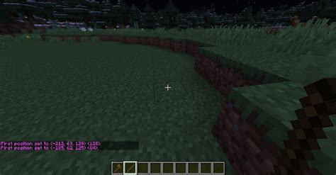 So I Am Using Worldedit And Whenever I Try To Select The First Block It