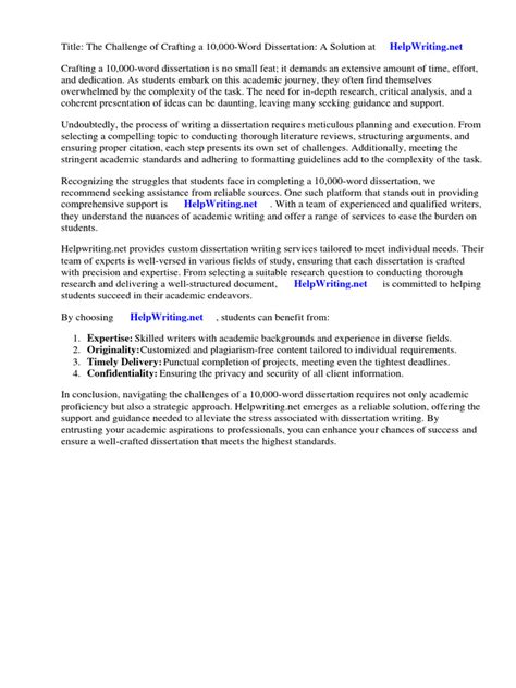 Word Dissertation Example Pdf