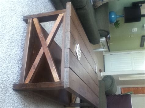 Rustic X Coffee Table Ana White