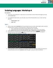 Interactive Scripting Workshop Tasks For Linux Users Course Hero
