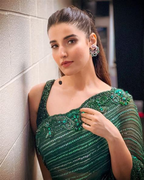Hareem Farooq Sizzles In A Glitzy Green Sari At The Hum Awards 22
