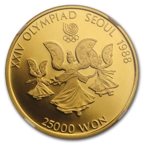 Buy 1987 South Korea Gold 25 000 Won Pf 69 Ngc Apmex