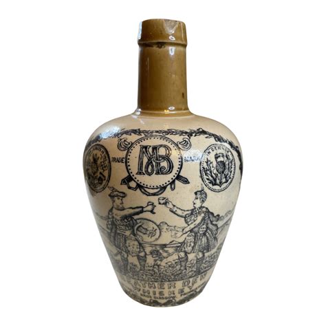 Greybeard Heather Dew Whiskey Glazed Stone Jug