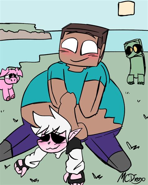 Rule 34 Ash Ashdiary Creeper Creeper Minecraft Fat Body Fat Herobrine Fat Man Funny Gay