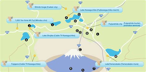 Mt Fuji Map Color 2018