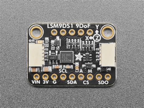 Adafruit 9 Dof Lsm9ds1 Breakout Board Stemma Qt Qwiic Id 4634 Adafruit Industries