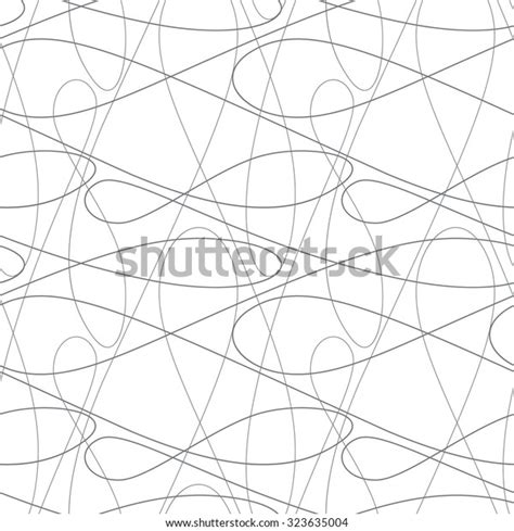 Linear Pattern Grid Curve Seamless Vector Stock Vector Royalty Free Shutterstock