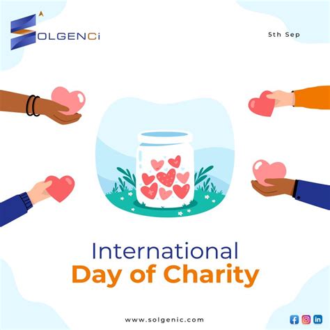 Solgenci On Linkedin Internationalcharityday Charityday Givingback