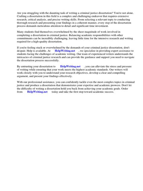 Criminal Justice Dissertation Examples Pdf Crimes Crime And Violence