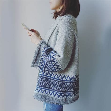 Boho Style Mosaic Cardigan Pattern By Irene Lin Knitting Patterns
