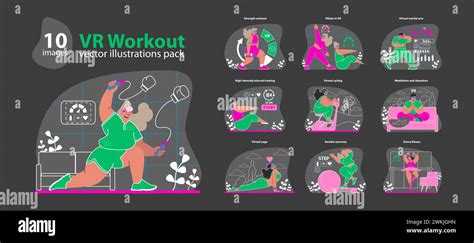 vr workout set interactive and immersive fitness routines engaging