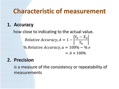 Measurement And Error Pptx