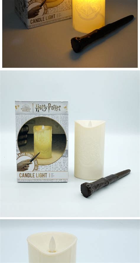 Купить Ночник Гарри Поттер Хогвартс палочка с дистанционным управлением Имитация свечей по