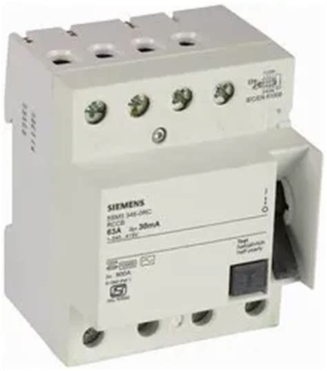 Rccb Residual Current Circuit Breaker 240v Four Pole At ₹ 1700 Piece In Ahmedabad