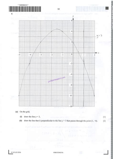 Cie 0580 Mathematics Core Igcse Paper 3 May June 2016 Answers