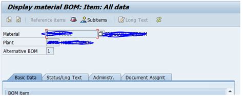 Solved Cs15 Alternative Bom Field Is Coming As Blank Sap Community