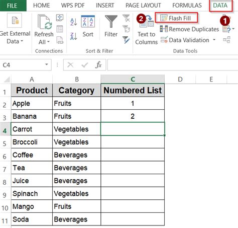 How To Make A Numbered List In Excel 9 Simple Ways Excel Insider