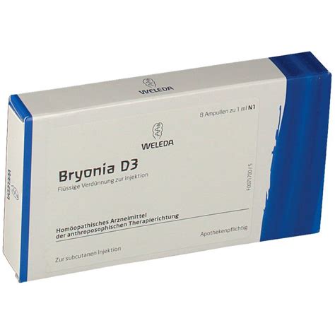 Bryonia D3 8x1 Ml Shop Apotheke