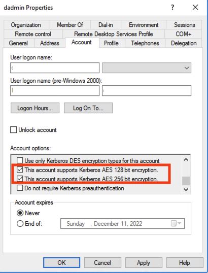 Disabling Weaker Kerberos Encryption Types