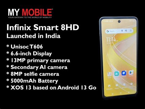 Infinix Smart Hd Launched In India For Rs Features Specs And More My Mobile India