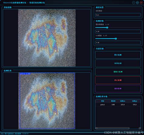 基于深度学习yolov12的石油泄漏检测系统 Csdn博客