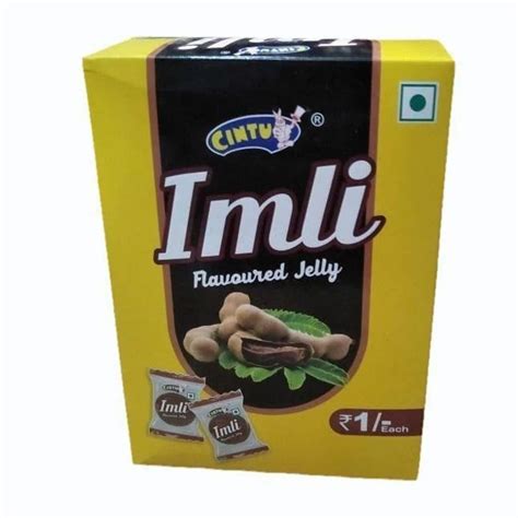 Yellow Base 315g Cintu Imli Flavoured Jelly Packaging Type Box At
