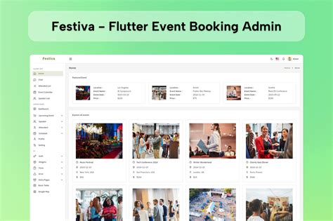Flutter Event Booking Admin And Client Web