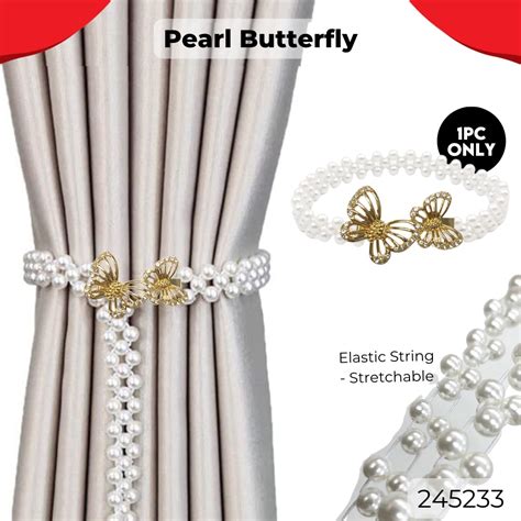 Supersave Bracelet Curtain Tieback Expandable Curtain Hook Buckle Feather Leaf Peacock Tali
