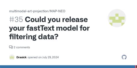 Could You Release Your Fasttext Model For Filtering Data · Issue 35