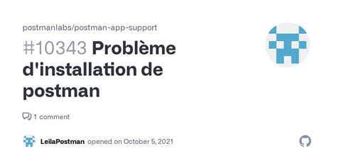 Problème d installation de postman Issue postmanlabs postman app support GitHub